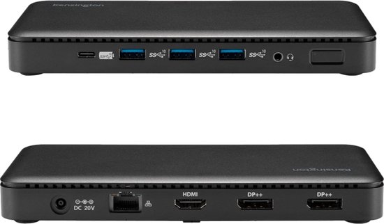 Kensington SD4839P USB-C 10Gbps Triple Video Driverless Docking Station ...