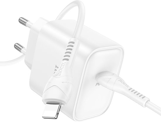 Hoco Oplader Geschikt voor Apple iPhone 12 Pro Max - Lightning Kabel (1 ...