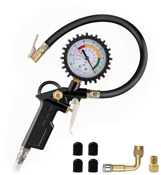 Digitale Multifunctionele Bandenspanningstester Manometer - 220 psi 0 ...