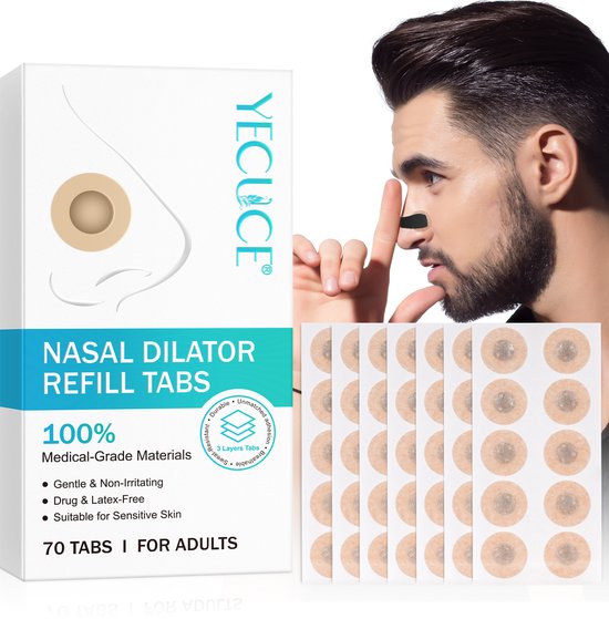 Magnetische Neusstrip Plakkers 70 Stuks (35 Paar) - Anti Snurk ...