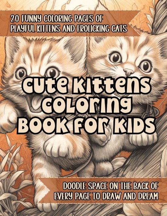 Cute Kittens Coloring Book for Kids, Pampered Pen | 9798397902397 ...