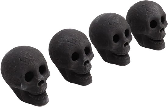 4Pcs Mini Skull Ceramic Fireproof Fire Pit Skull Head Bone Model Skull ...