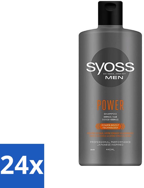 Syoss Men Power Shampoo - Shampoo - Versterkend - 440 ml ...