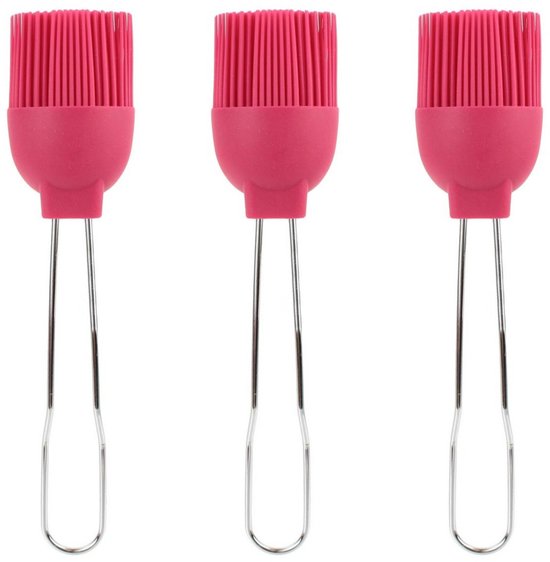 Lily Cook Bakkwasten - 3x - siliconen/metaal - flexibel - invetten ...