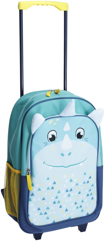 Kindertrolley Dino Blauw | bol