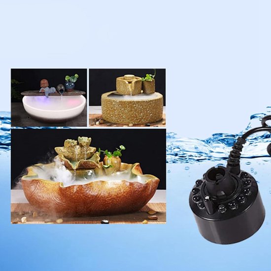 Ultrasone Mist Maker 12 LED Aquarium Fog Machine voor Vijvervissen ...