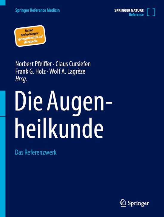 Springer Reference Medizin - Die Augenheilkunde (ebook) | 9783662658239 ...