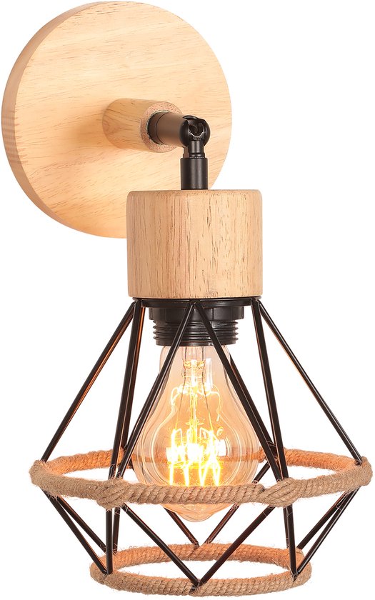 Vintage Wandlamp Industrieel Verstelbaar Binnenwandlamp voor Woonkamer ...