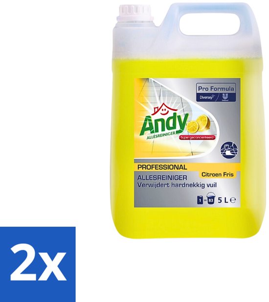 Andy - Professional - Allesreiniger - Citroen Fris - Pro Formula - 5L ...