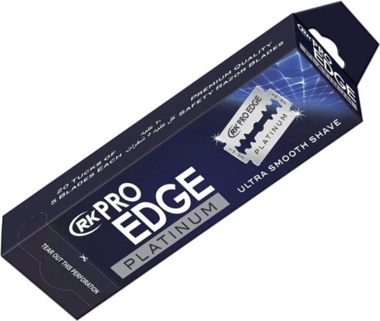 Pro Edge - Lames à double Edge - Lames de rasoir ultra-doux - 100 lames ...