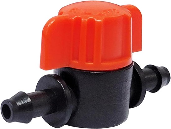 40x Drip Irrigation Barb Shut-off Valve for 1/4 Inch Tube | bol