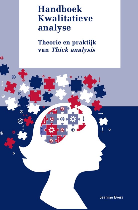 Handboek Kwalitatieve analyse | 9789090383989 | Jeanine Evers | Boeken | bol
