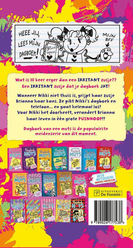 Dagboek van een muts - Zussenstrijd! - deel 16 voor meiden vanaf 10 ...