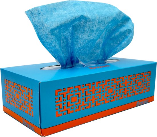 Renova blauwe herbruikbare tissues 80 stuks | bol