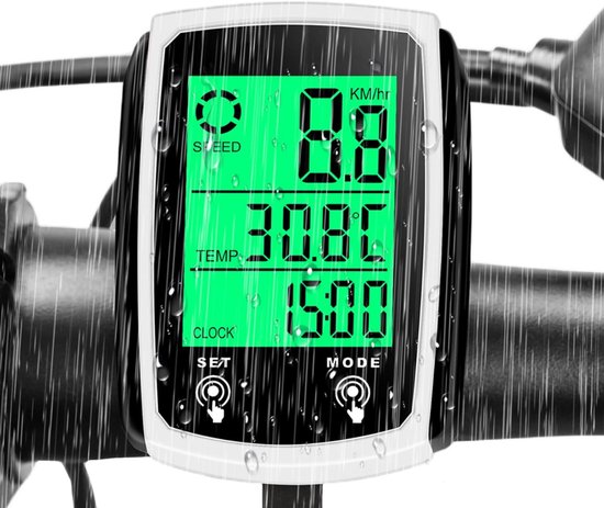 Kilometerteller Fiets - Snelheidsmeter - Fietscomputer Draadloos | bol