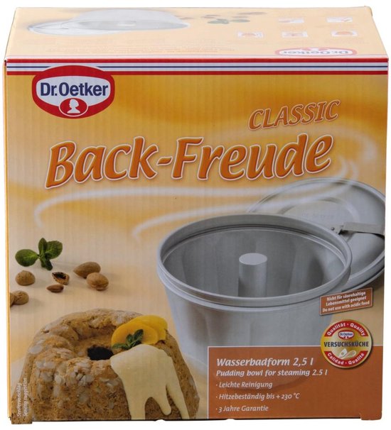 Dr. Oetker Stoompan voor Pudding & Desserts - Aluminium - Ø21 x 165cm | bol