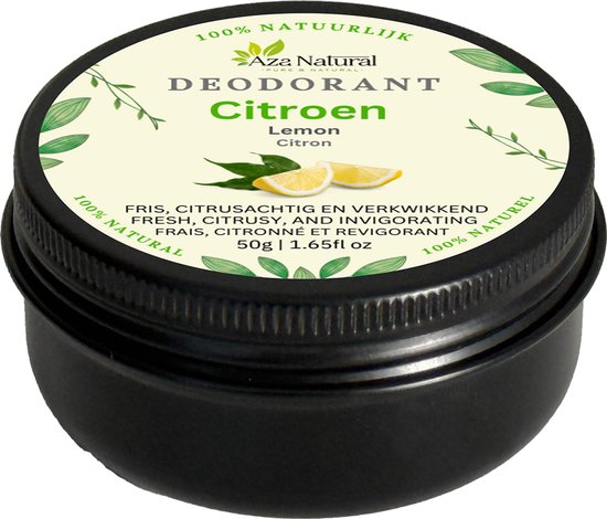 Natuurlijke Deodorant Citroen - 3x 50 gr | bol