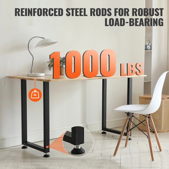 Verstelbare Tafelpoten – Set van 2 | 28 Inch Stalen Meubelpoten ...