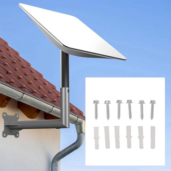 - Internet Kit Satellite Wall Post Roof Mount- Long Wall Mounted ...
