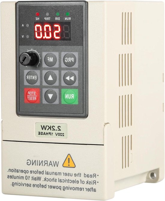VFD Frequency Converter 230V 2.2kW Speed Controller 1 Phase Input 3 Phase Output Motor... | bol
