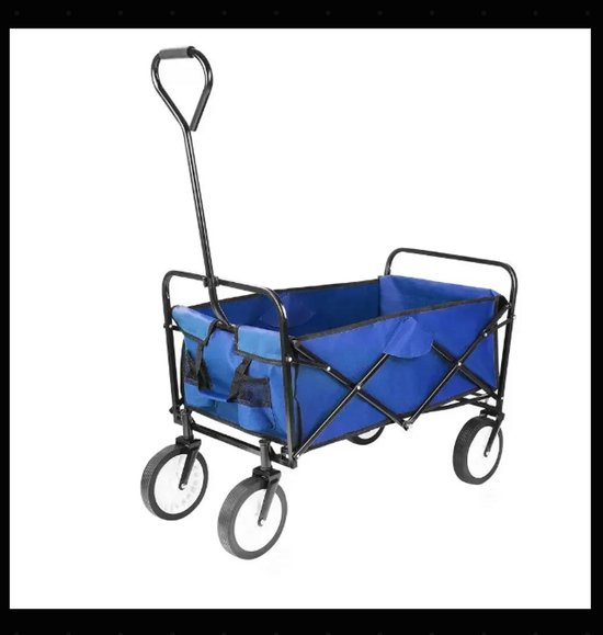 Bolderkar - Tuinwagen - Stevige Transportkar 110L - Opvouwbare - Grote ...