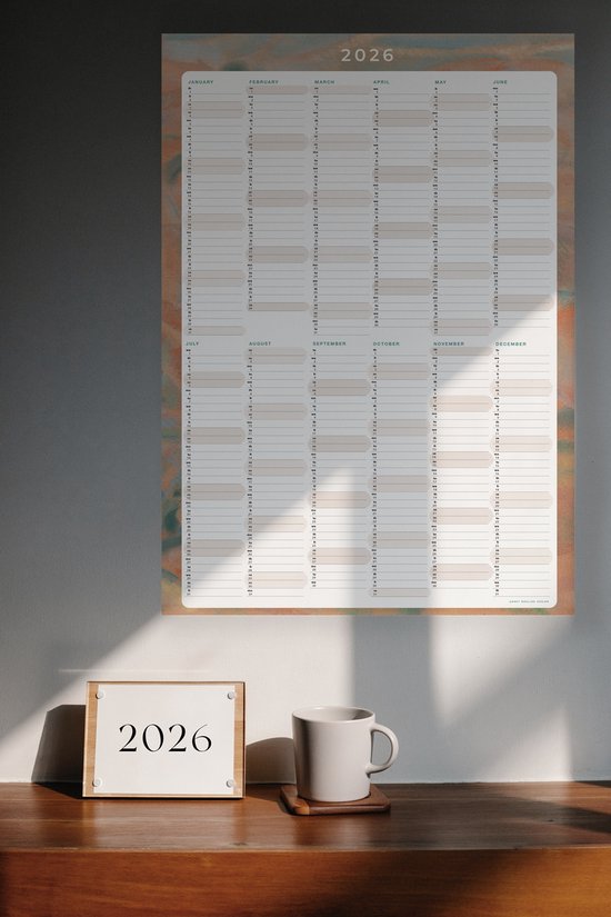 Jaarplanner 2026 - Desert Shade Terra | bol