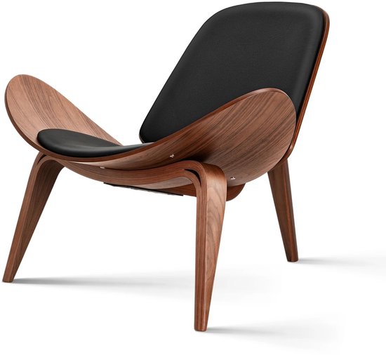 NÁMI Driepotige Loungestoel - Schelp Stoel - Mid Century Modern ...