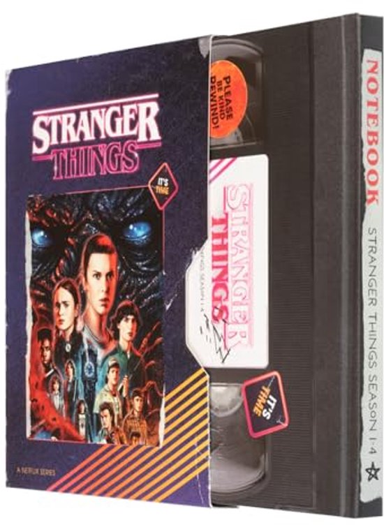 Grupo Erik Bullet Journal Notebook A5 Stranger Things VHS Hardcover ...