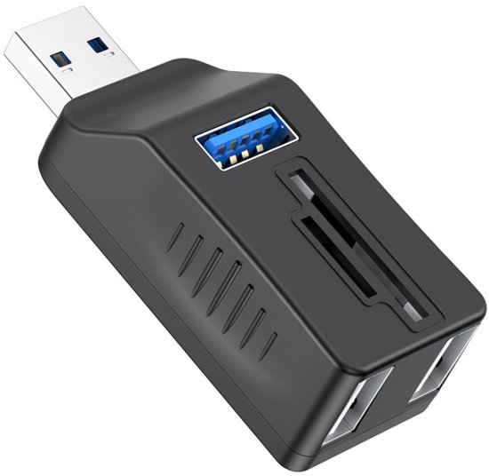 ThunderGold SD Kaart lezer 5 in 1 - Kaartlezer SD kaart - Card reader ...