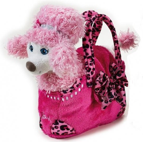 Barbie tas roze poedel 20 cm | bol