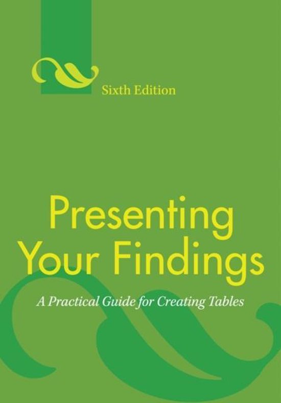Presenting Your Findings, Adelheid A. M. Nicol | 9781433807053 | Boeken ...