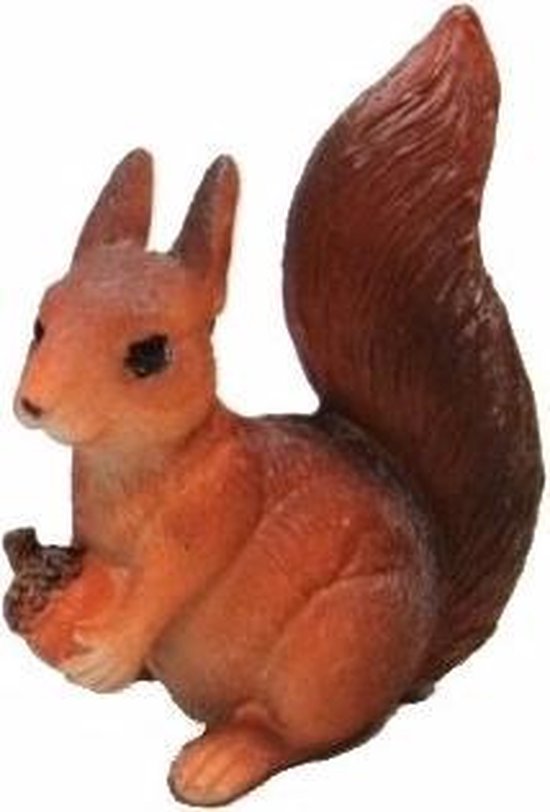 Eekhoorn beeldje met eikel 7,5 cm | bol.com
