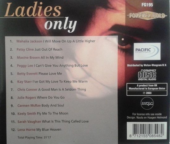 Ladies Only, 1-CD VARIOUS - LADIES ONLY | CD (album) | Muziek | bol