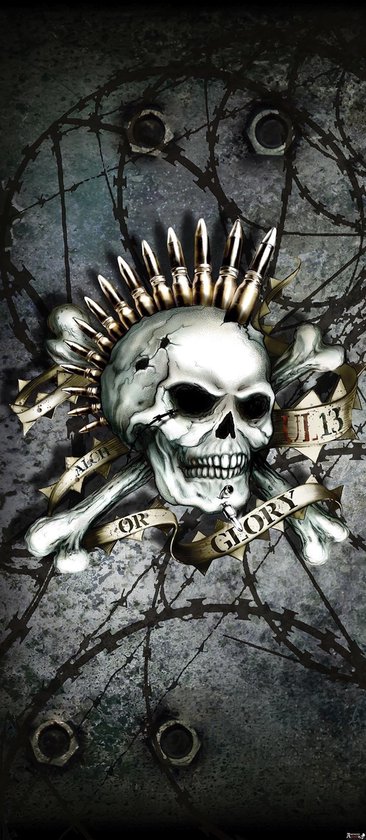 Alchemy Skull Ammunition Photo Wallcovering | bol.com