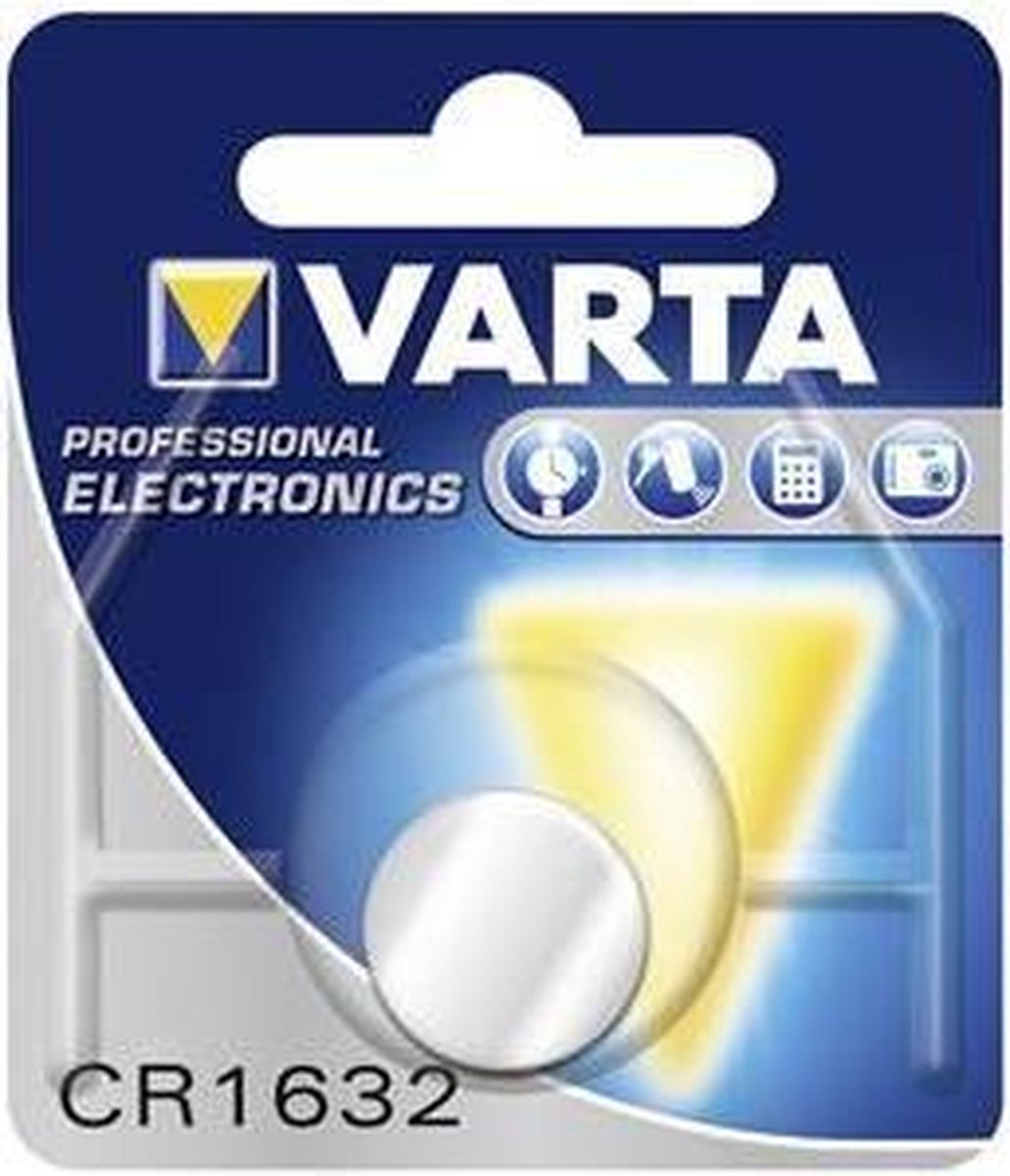 10 Stuks Varta CR1632 140mAh 3V Lithium Knoopcel Batterij | bol