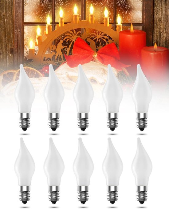 Kaarsgloeilampen 3W 34V Kaars Boog Brug Bol - Dimbare Warm wit 2200K - Tapered Kaars... | bol