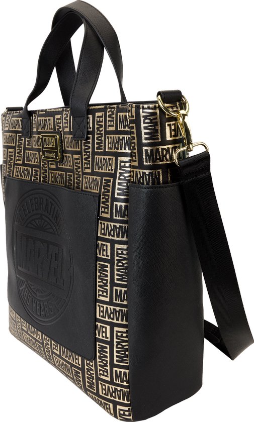 Loungefly Convertible Backpack Tote Bag Marvel Logo - Veganistisch leer ...