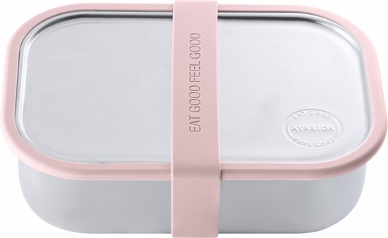 AYA & IDA - Lunch Box - 1000ml - SOFT ROSE | bol