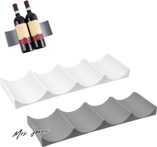 Mrs. Jones 2 stuks flessenhouders voor koelkast en tafel ...