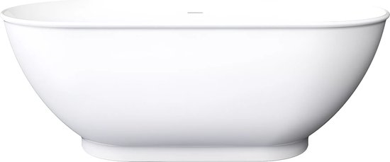 Vente-unique Ovalen losstaand bad - 240 L - 170 x 75 x 60 cm - Wit ...