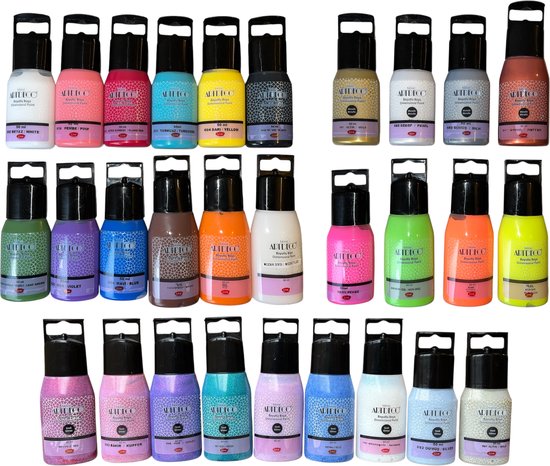 Artdeco Dimensional Paint Set, Set van 29, Relief Paint, Dimensional ...