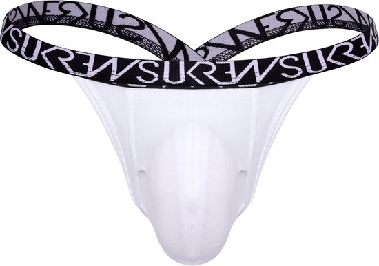 SUKREW Bubble Thong Optic White - MAAT M - Heren Ondergoed - String ...