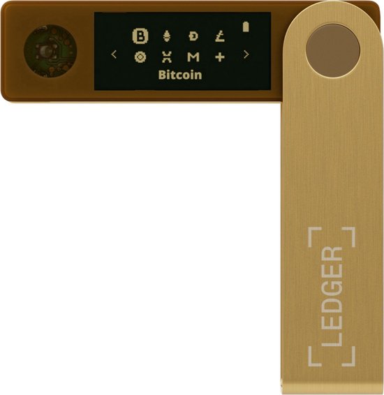 Ledger Nano S Plus Gold + Pod - Hardware Wallet Bundel - Bluetooth ...