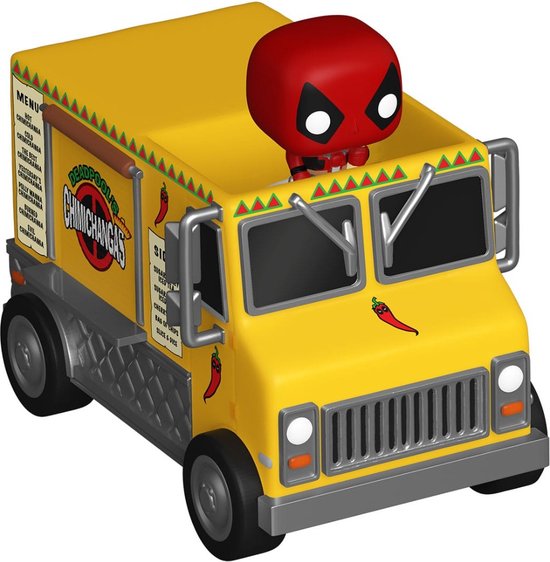 Funko Deadpool met Chimichanga Truck - Funko Bitty Pop! Ride - Deadpool ...