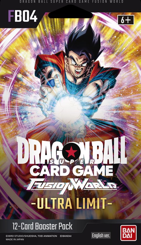 Dragon Ball SCG - FW04 - Ultra Limit Sleeved Booster - Fusion World ...