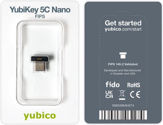 Yubico YubiKey 5C Nano FIPS | bol