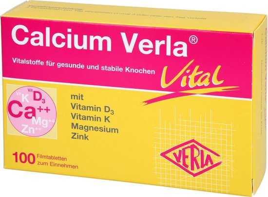 Calcium Verla vital Filmtabletten, 100 St. Tabletten | bol