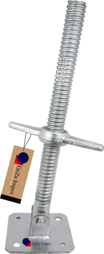 GeZu Impex® Steiger spindel Gegalvaniseerd 38 x 800 mm zwenkbaar ...