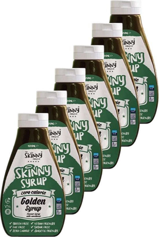 Skinny Food Co | Zero Calorie Syrup | Golden Syrup | 6 stuks | 6 x 425 ...