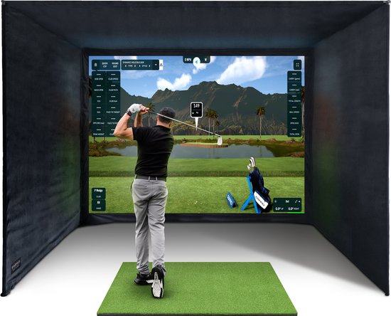 SimSpace Golf Simulator Enclosure - Altijd Indoor Golf | bol